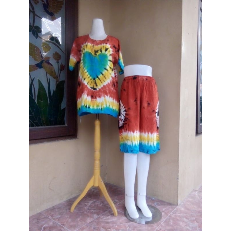 Jual Setelan pelangi love viral | Shopee Indonesia