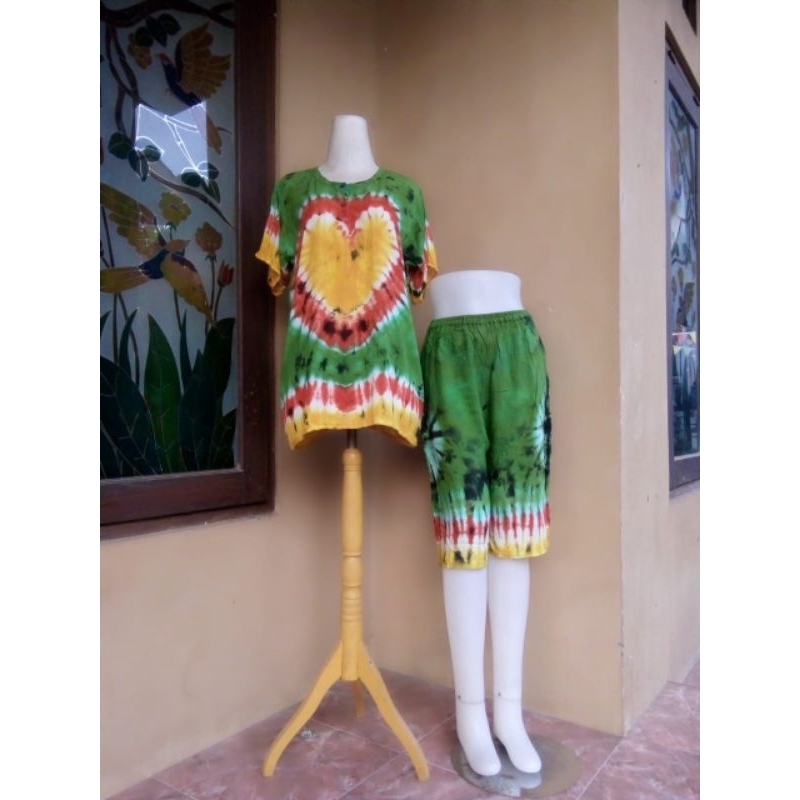 Jual Setelan pelangi love viral | Shopee Indonesia