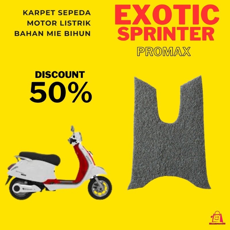 Jual Alas Kaki Premium Sepeda Motor Listrik Exotic Sprinter Promax ...