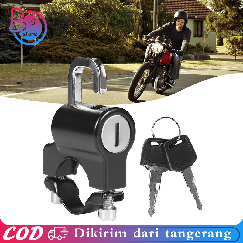Jual Kunci Helm Motor Gembok Helm Anti Maling Kunci Gantungan Helm ...