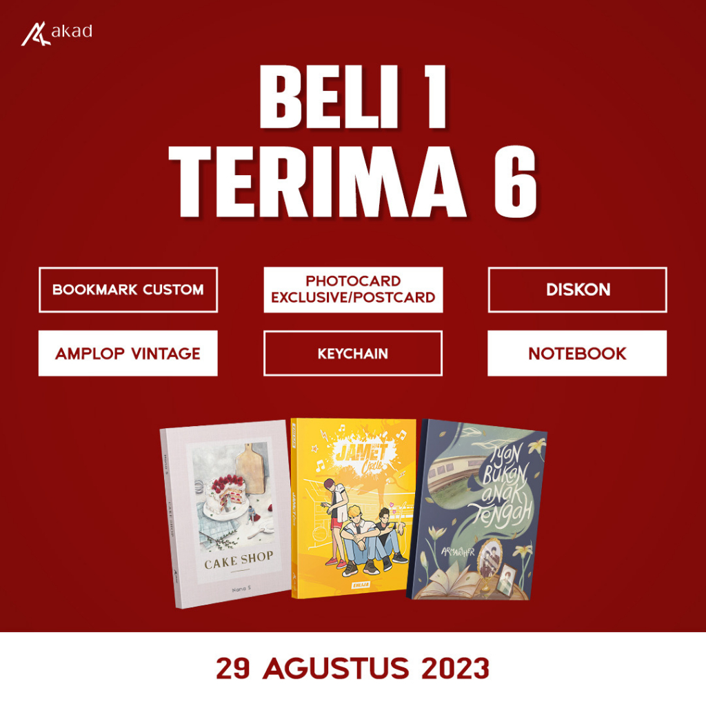 Jual (PAKET COMBO) Promo Beli 1 Terima 6 (Terbitan Akad Grup) - Gratis ...
