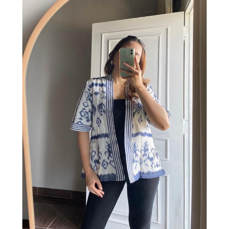 Jual BLAZER BATIK WANITA / OUTER TENUN WANITA | Shopee Indonesia