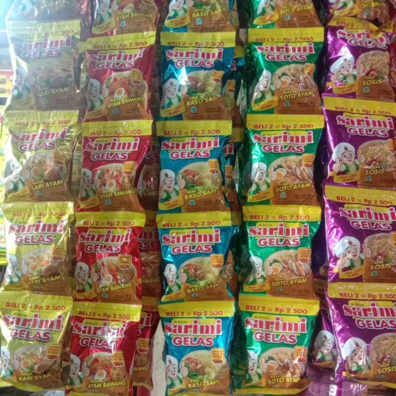 Jual Sarimie Gelas Isi 10 Pcs @30g | Shopee Indonesia