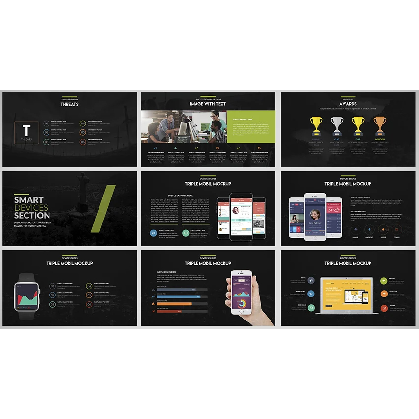 Jual TEMPLATE POWERPOINT PPT PRO 002 | Shopee Indonesia