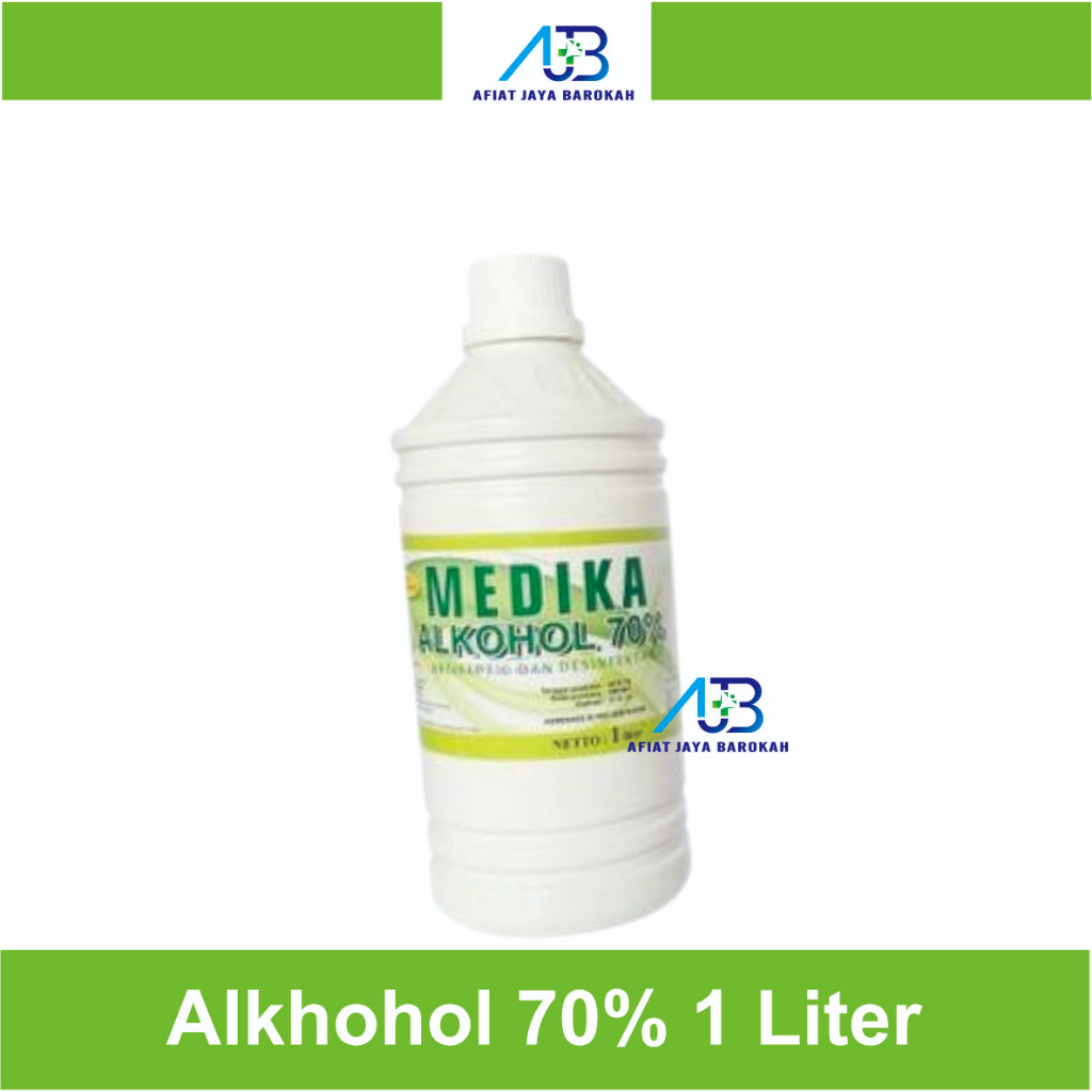 Jual Alkohol 70% 1 liter Medika 1 karton (24 botol) | Shopee Indonesia