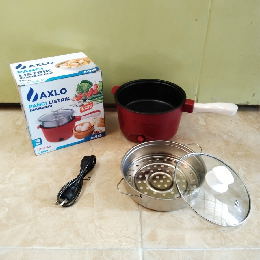Jual Panci Axlo A-918 Panci Listrik Serbaguna sdh free bubble | Shopee ...