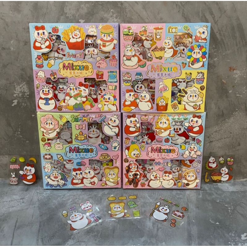 Jual STICKER MIXUE / BARBIE BESAR VIRAL ISI 100PC | Shopee Indonesia