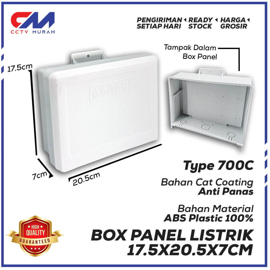 Jual BOX PANEL LISTRIK OUTDOOR 700C-Ukuran 17.5x20.5x7 | Shopee Indonesia