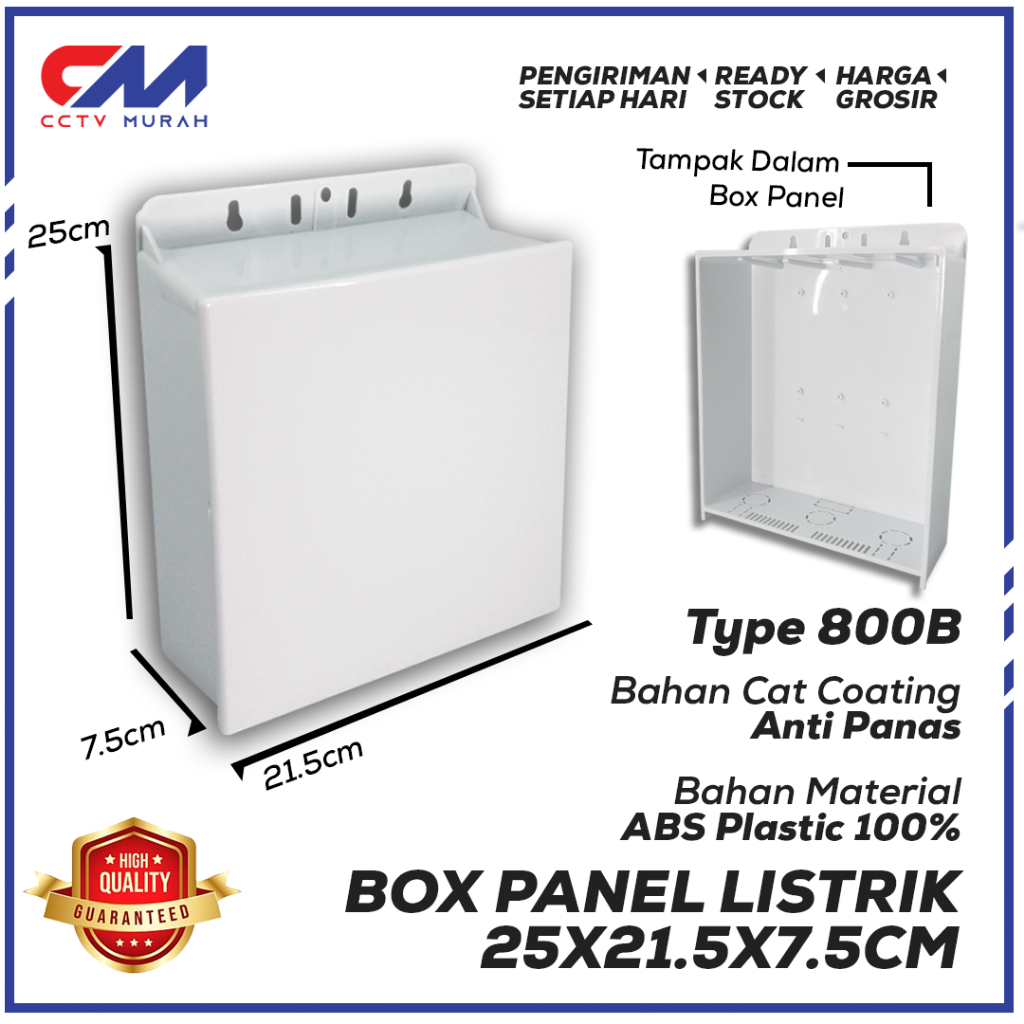 Jual BOX PANEL LISTRIK OUTDOOR 800B-Ukuran 25x21 | Shopee Indonesia