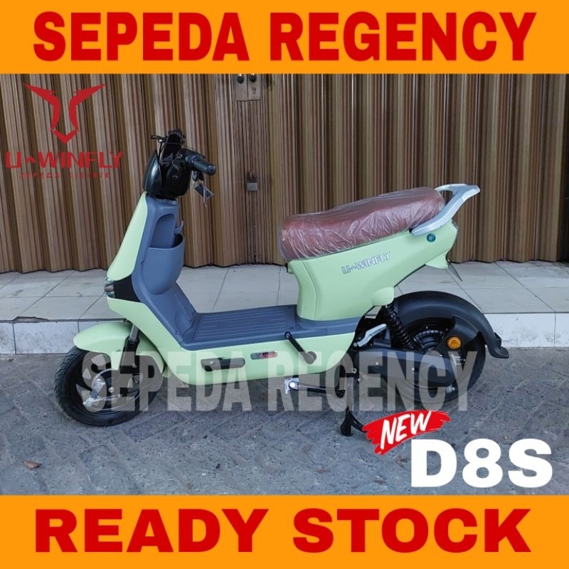 Jual Sepeda Listrik UWINFLY D8S/DF8S Electric Bike 500 Watt Smart Key ...