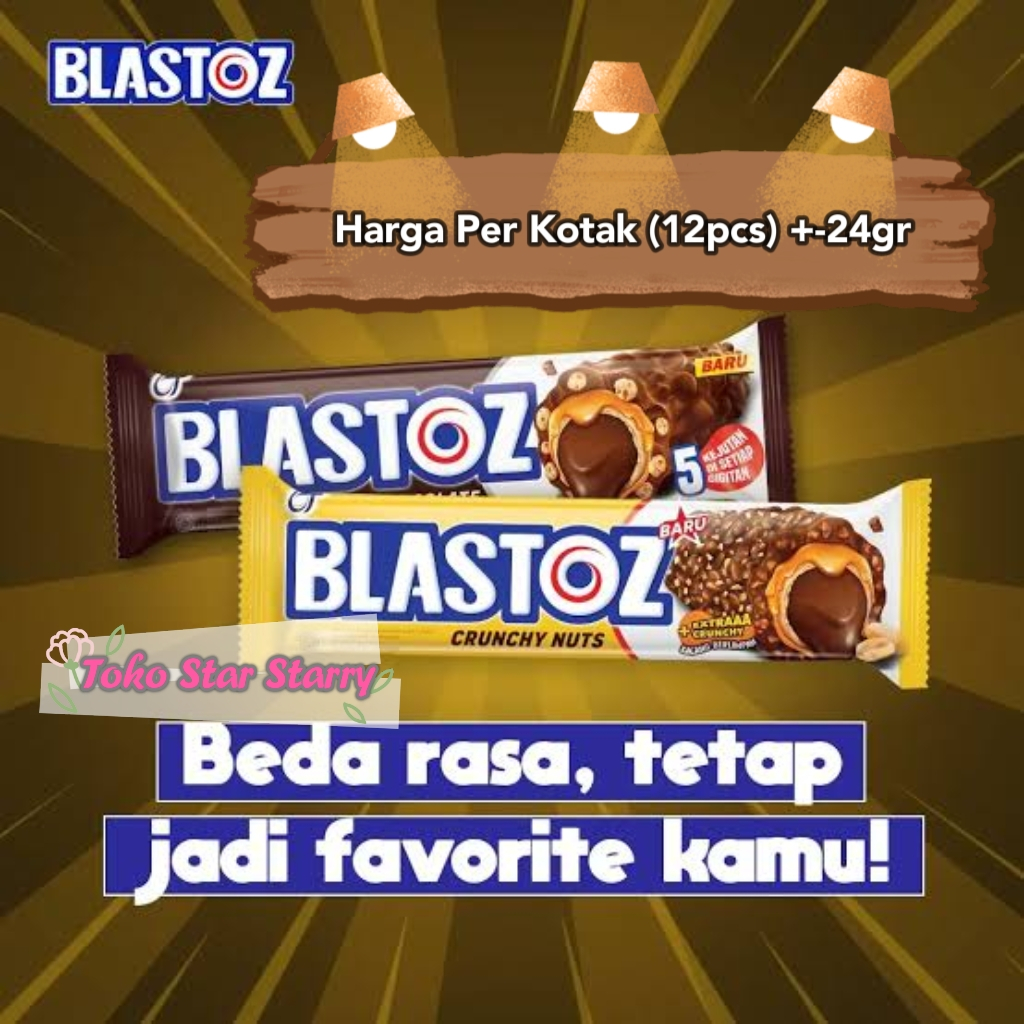 Jual Fullo Blasto 16gr isi 16 bungkus Wafer Coklat Wafer Stik Wafer ...