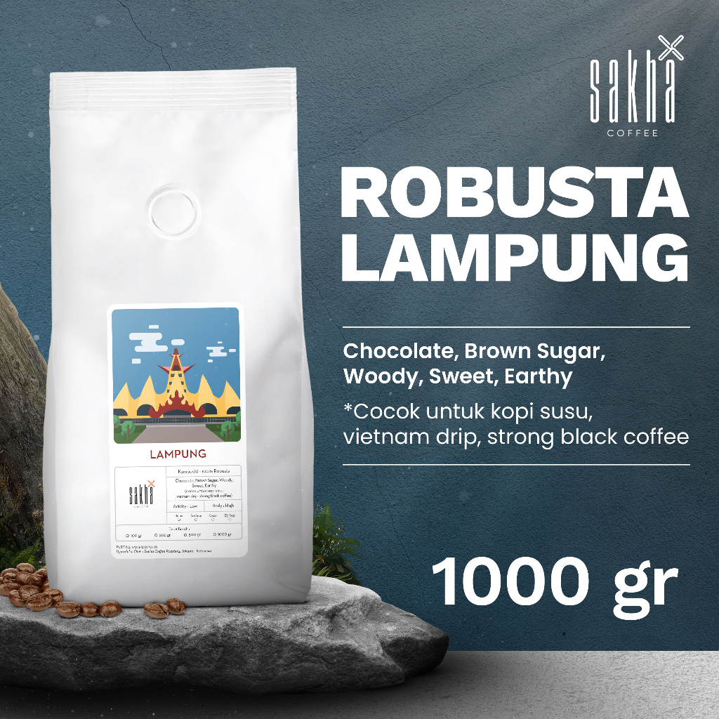 Jual Kopi Robusta Lampung Coffee Roast Bean Espresso Beans 1Kg Biji ...