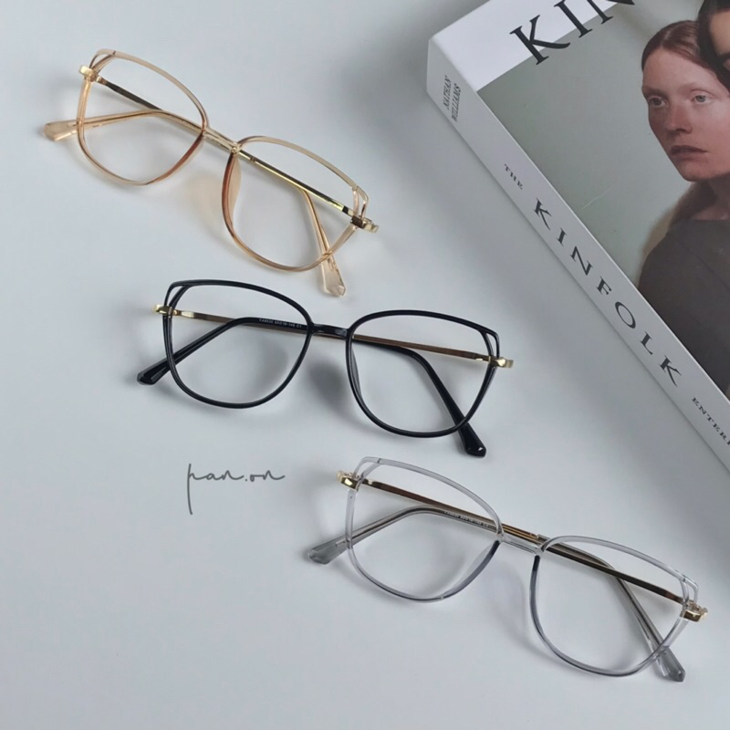 Jual Joyce • Frame Kacamata Cateye Geometris Big Sized Besar Wanita ...