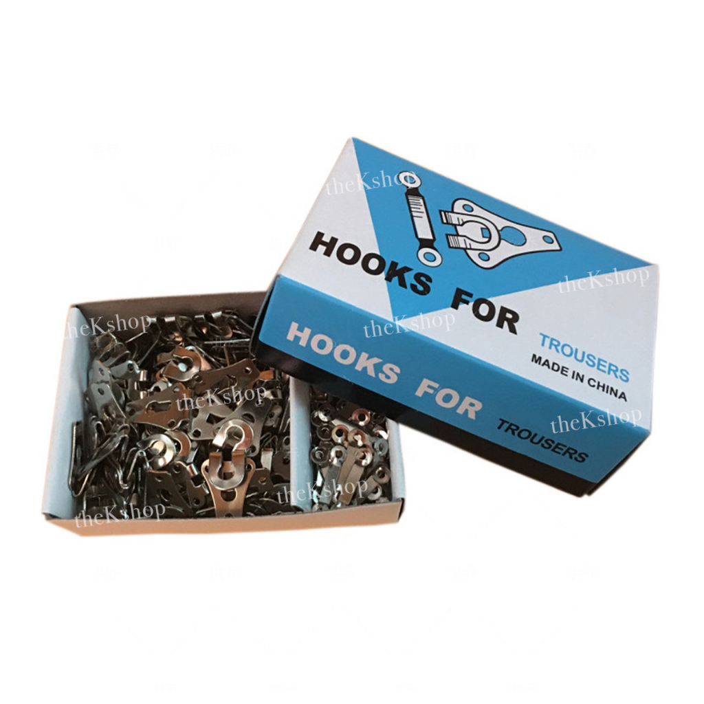 Jual Kancing Hak Rok dan Celana +- 100 Pasang / Satu Kotak Kait Masaag ...