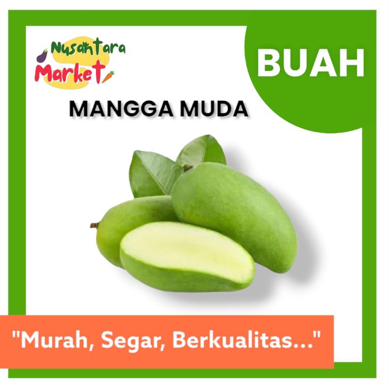 Jual MANGGA MUDA | 1 KG | NUSANTARA MARKET | SURABAYA | Shopee Indonesia