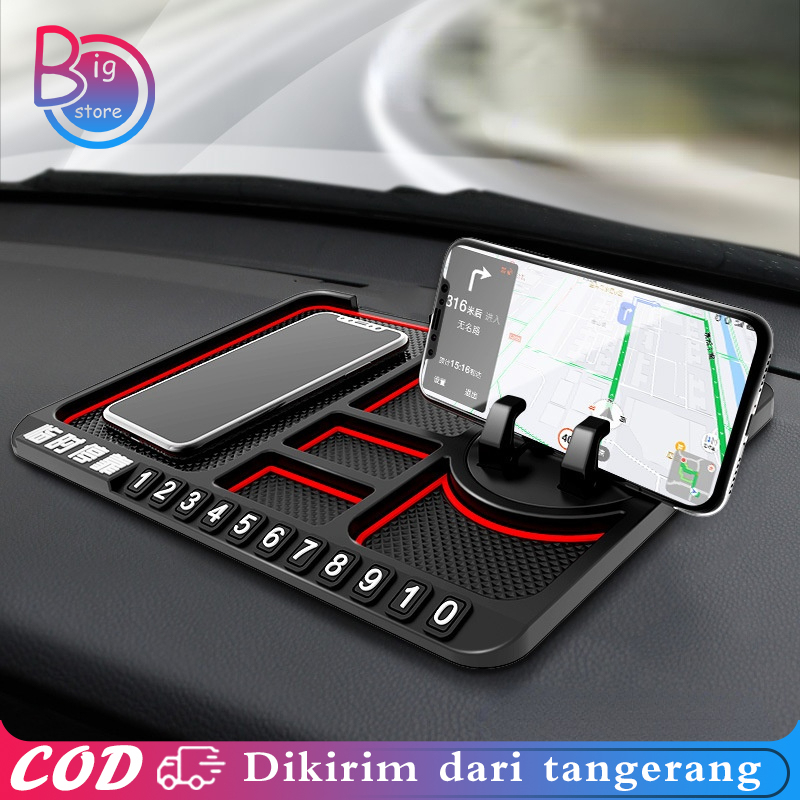 Jual 3 In 1 Alas Dashboard Mobil Anti Slip Holder Hp Di Mobil Holder ...