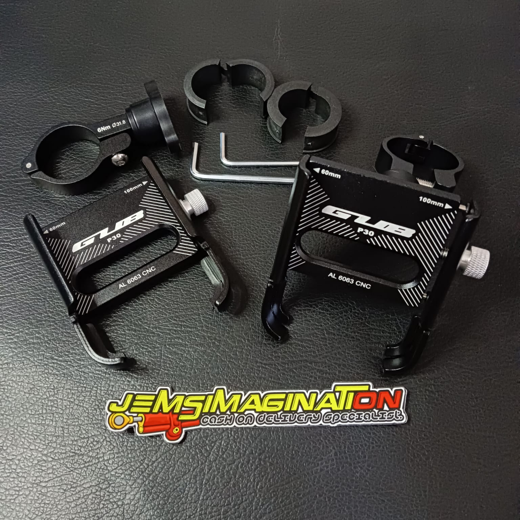 Jual HOLDER HP MOTOR BESI STANG GUB P30 PHONE STAND PENYANGGA PEGANGAN HANDPHONE | Shopee Indonesia
