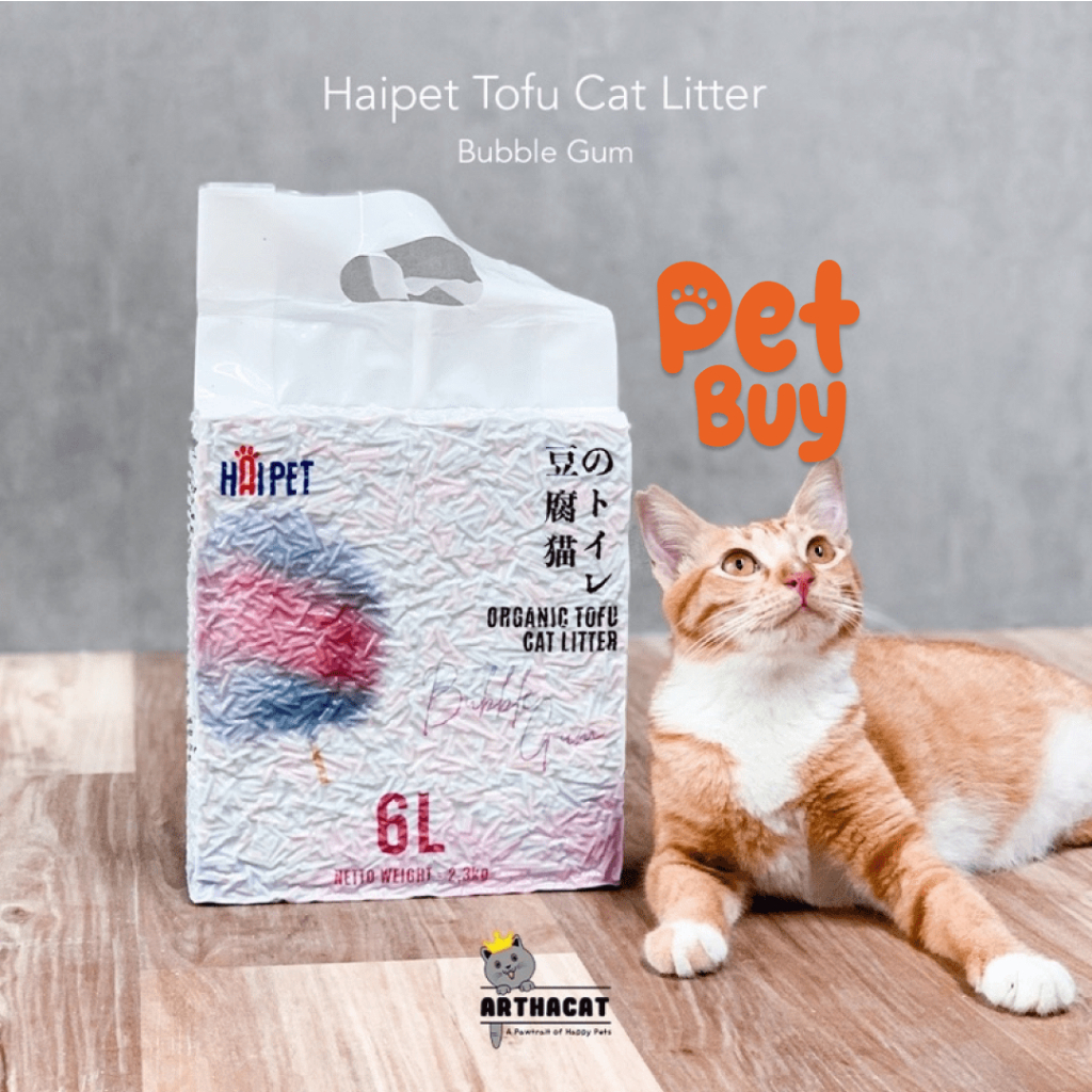 Jual HAIPET Pasir Kucing Tofu Cat Litter Bubble Gum 6 L | Shopee Indonesia