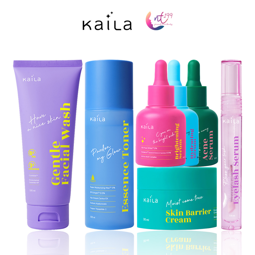 Jual Kaila Skincare Series I Facial Wash Toner Serum Moisturizer ...
