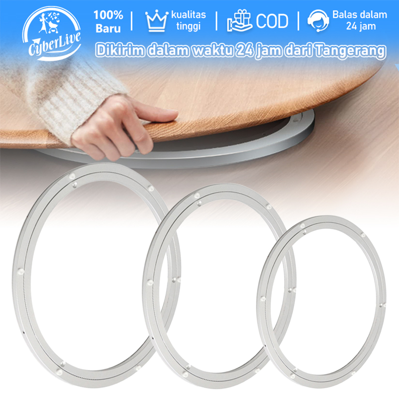 Jual Ring Rotator Meja Makan Putar Aluminium Lazy Susan Meja Putar ...