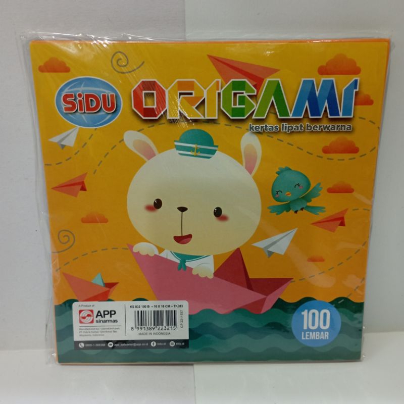 Jual SIDU ORIGAMI 16x16cm isi 100 lembar / pack | Shopee Indonesia