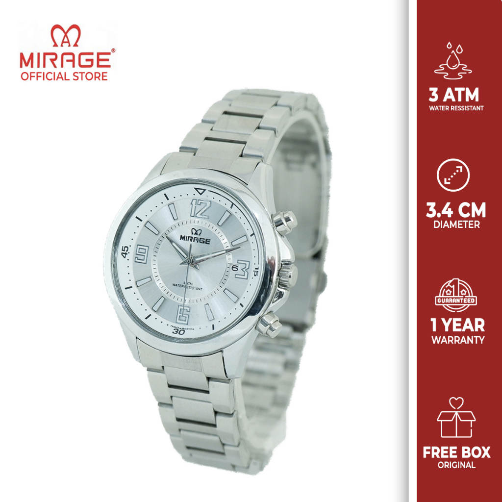 Jual Mirage Watch Original Jam Tangan Analog Wanita Anti Air Klasik ...