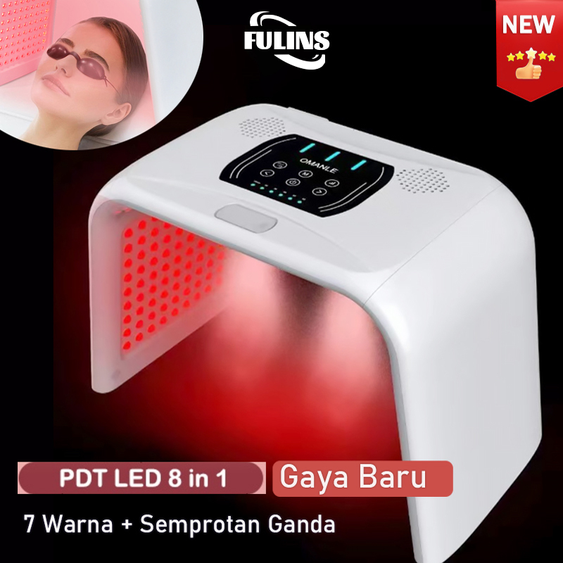 Jual 【7 warna&steam】8in1 Masker LED PDT Nano ganda steam Light Omega 7 ...