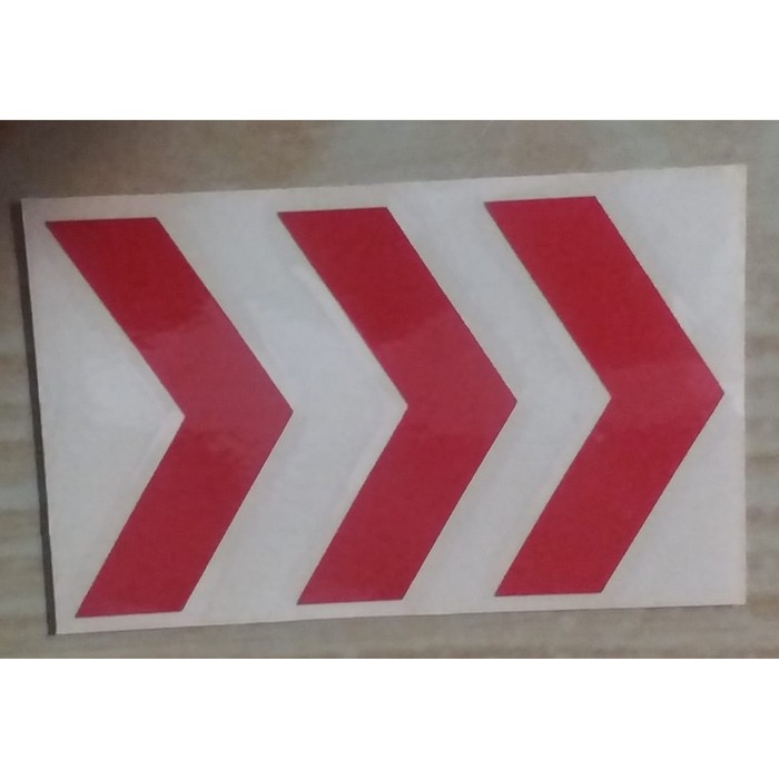 Jual Stiker Sign Panah Scotlight Sign Stiker Panah Reflektif Ukuran ...