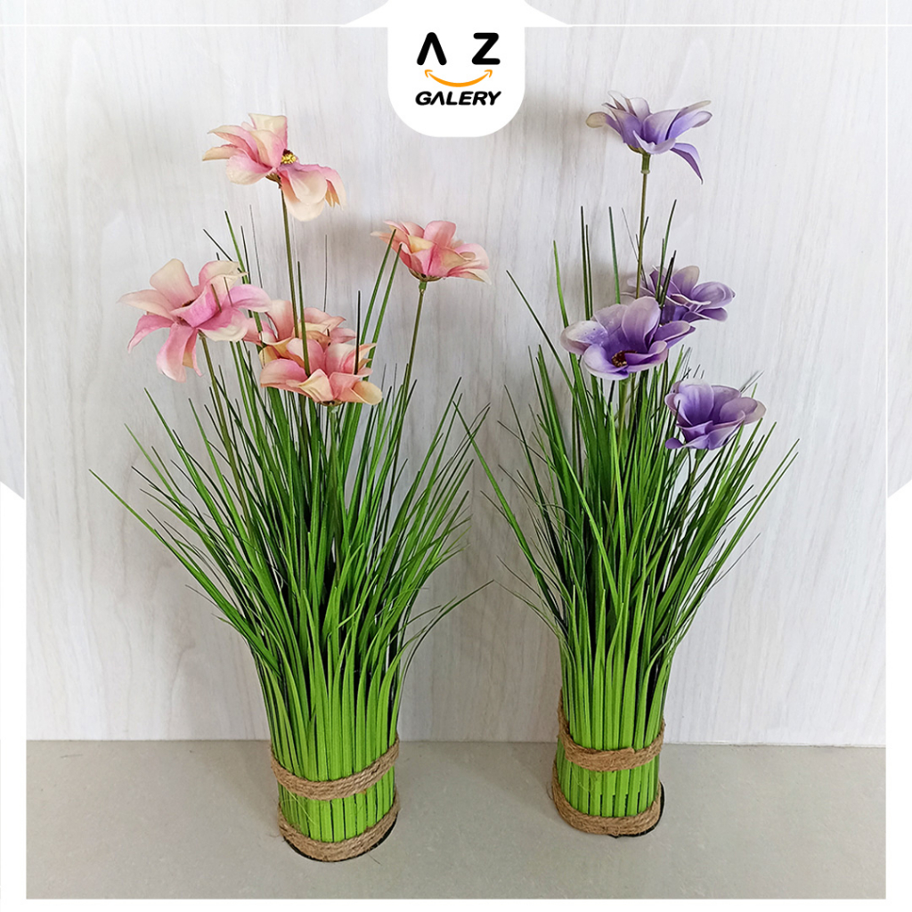 Jual Tanaman Bucket Bunga Hias Plastik Ornamen Decoration Artificial ...