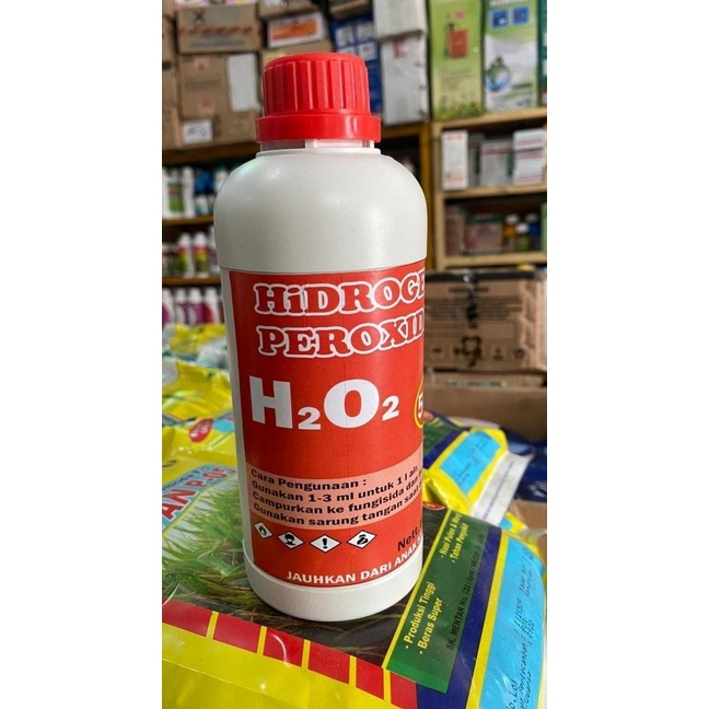 Jual Pupuk Pertanian H2O2 50 Persen Hidrogen Pero-ksida 1 Liter ...