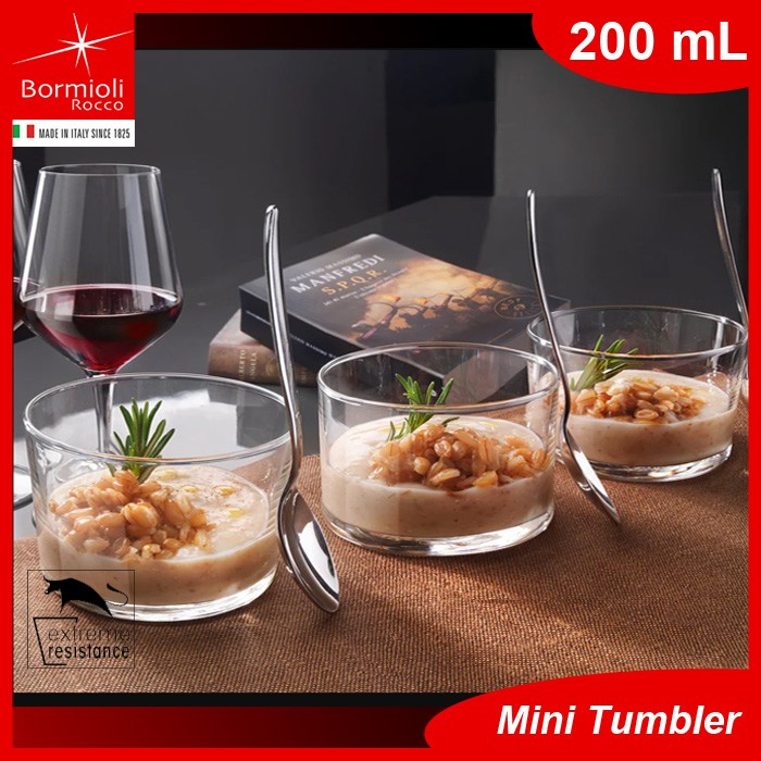 Jual Bormioli Rocco Pudding Gelas/Small Bar Tumbler Glass/Bormioli ...