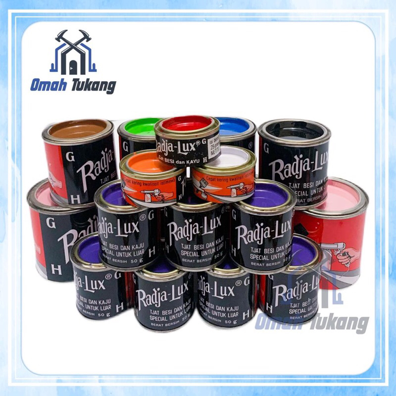 Jual Cat Kayu dan Besi RADJA LUX 100Gr / Cat RADJA LUX 100gr | Shopee ...