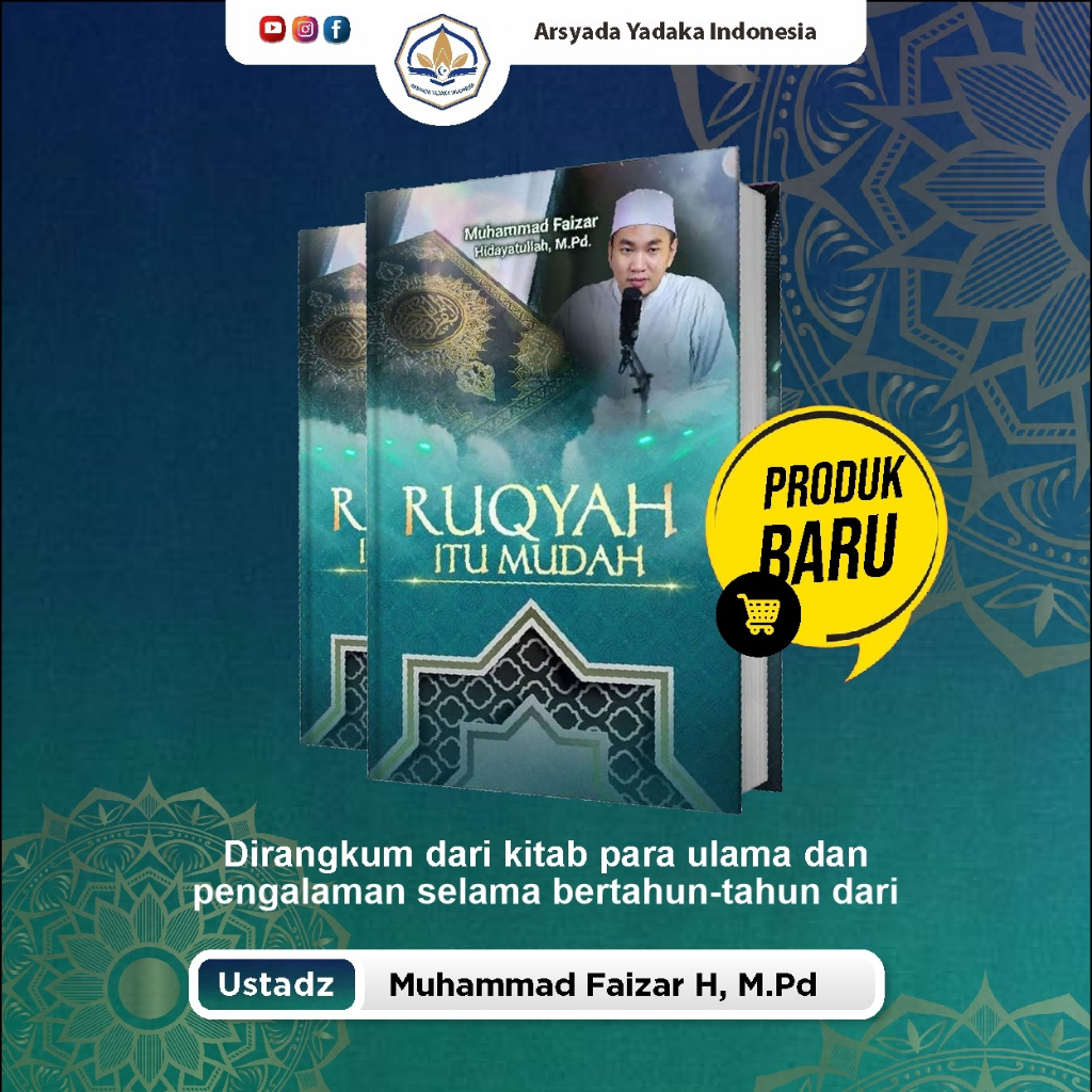 Jual Buku Ruqyah Itu Mudah|Arsyada Yadaka|Ustadz Muhammad Faizar ...
