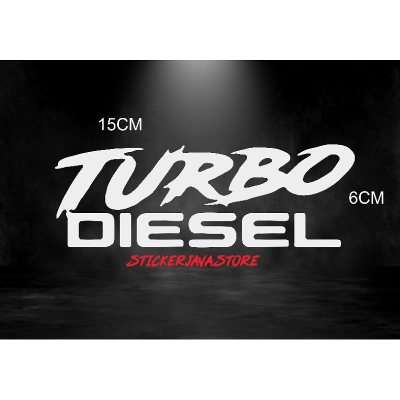 Jual STIKER MOBIL STIKER DIESEL TURBO | Shopee Indonesia