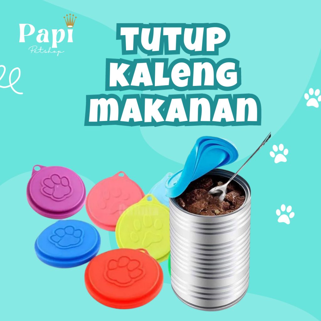Jual Tutup Kaleng Makanan Kucing Anjing Rapat Wet Food Penutup Kaleng ...