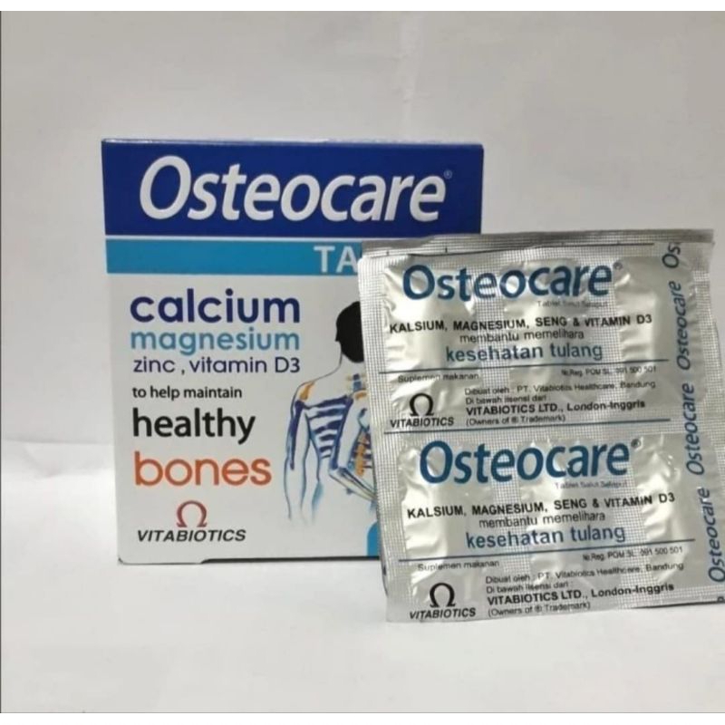 Jual osteocare box isi 30 tablet / vitamin sendi tulang dan gigi ...