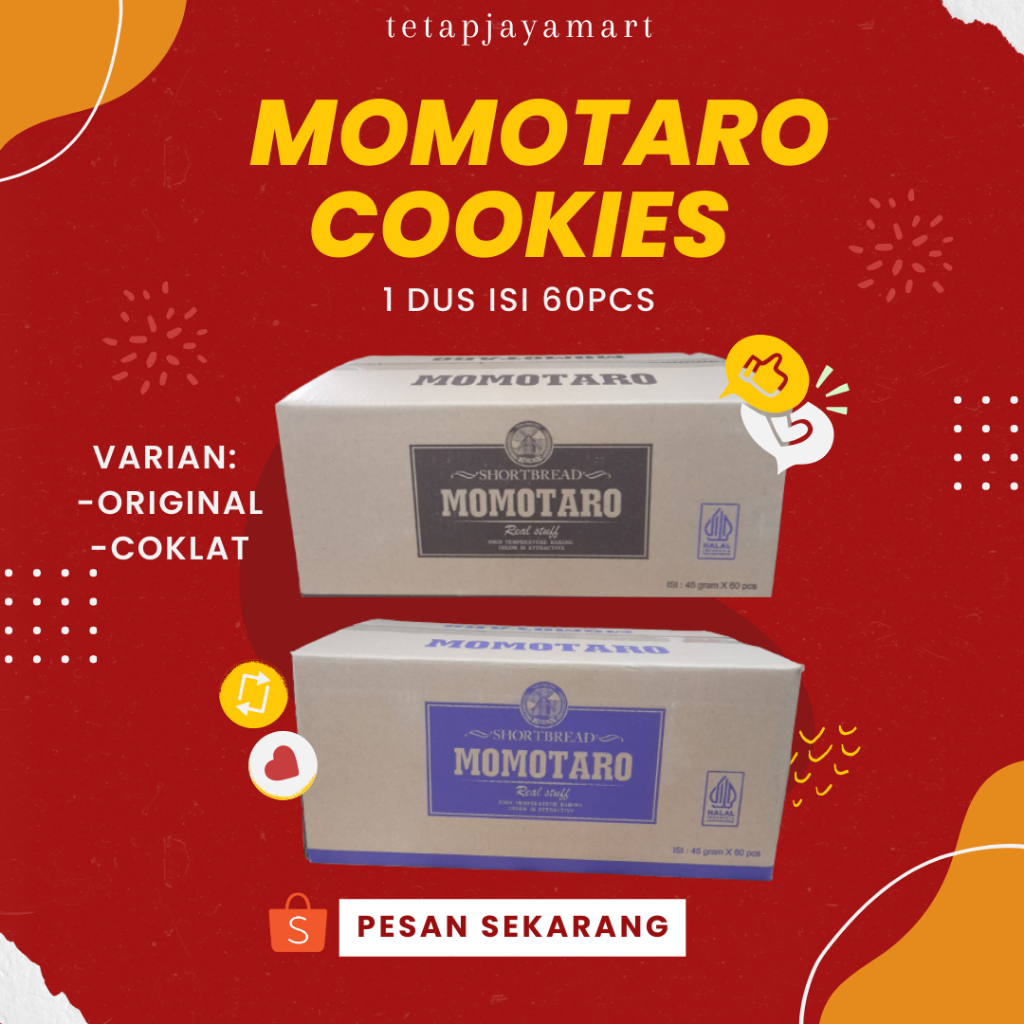 Jual AOKA Momotaro Cookies - DUS | Shopee Indonesia