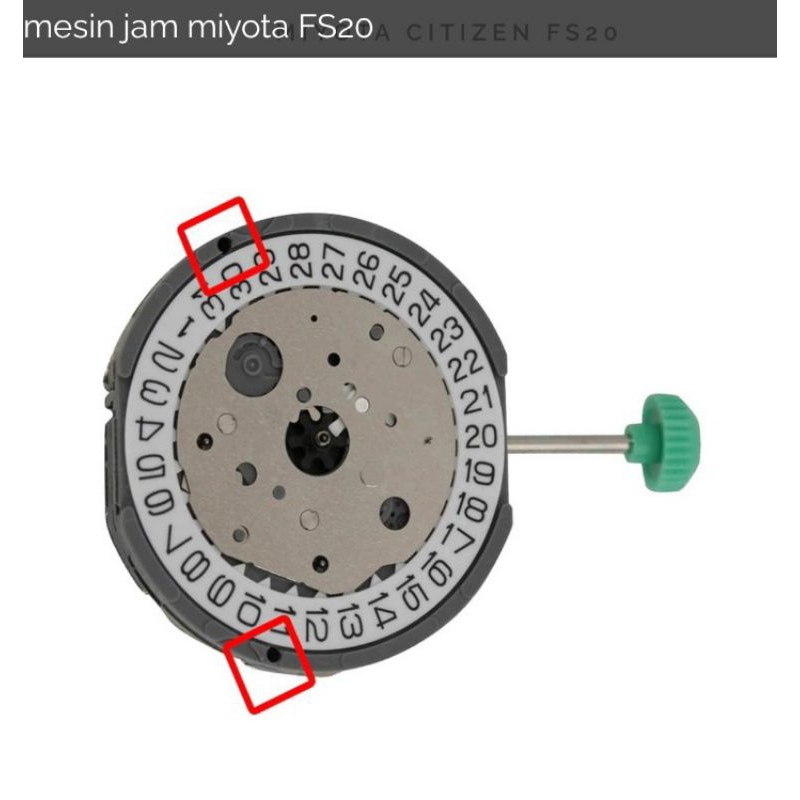Jual Mesin Jam Tangan Miyota FS20 FS 20 Chrono Original | Shopee Indonesia