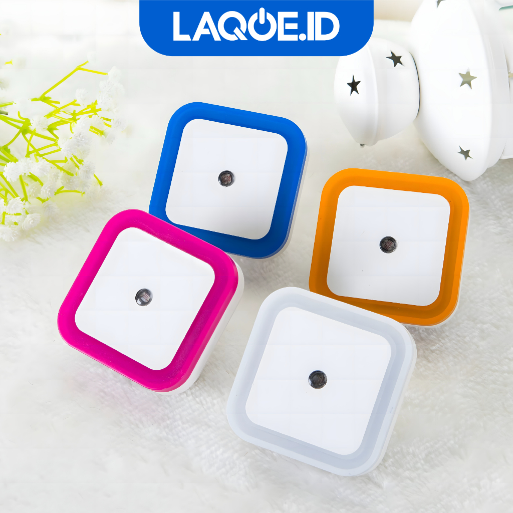 Jual Lampu Tidur Kotak LED Sensor Cahaya Otomatis / Lampu Tidur Sensor ...