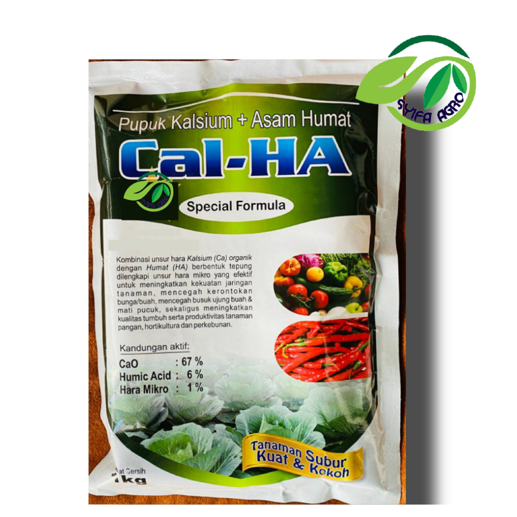 Jual Cal Ha Pupuk Kalsium Organik Plus Asam Humat Calcium Humic Acid ...