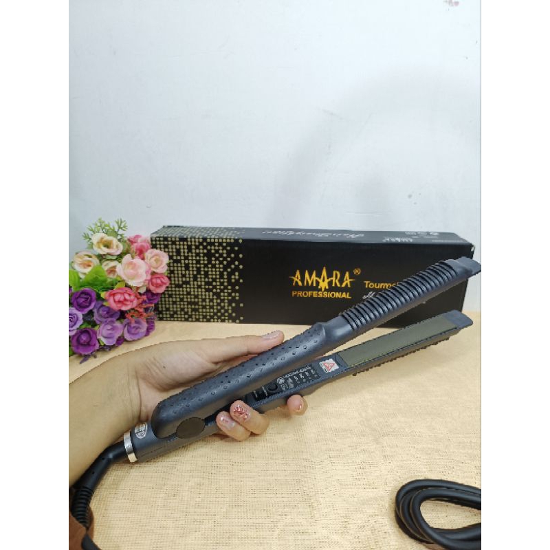 Jual Catok Amara 2in 1 profesional 9299 Catok Lurus dan Keriting Sosis ...
