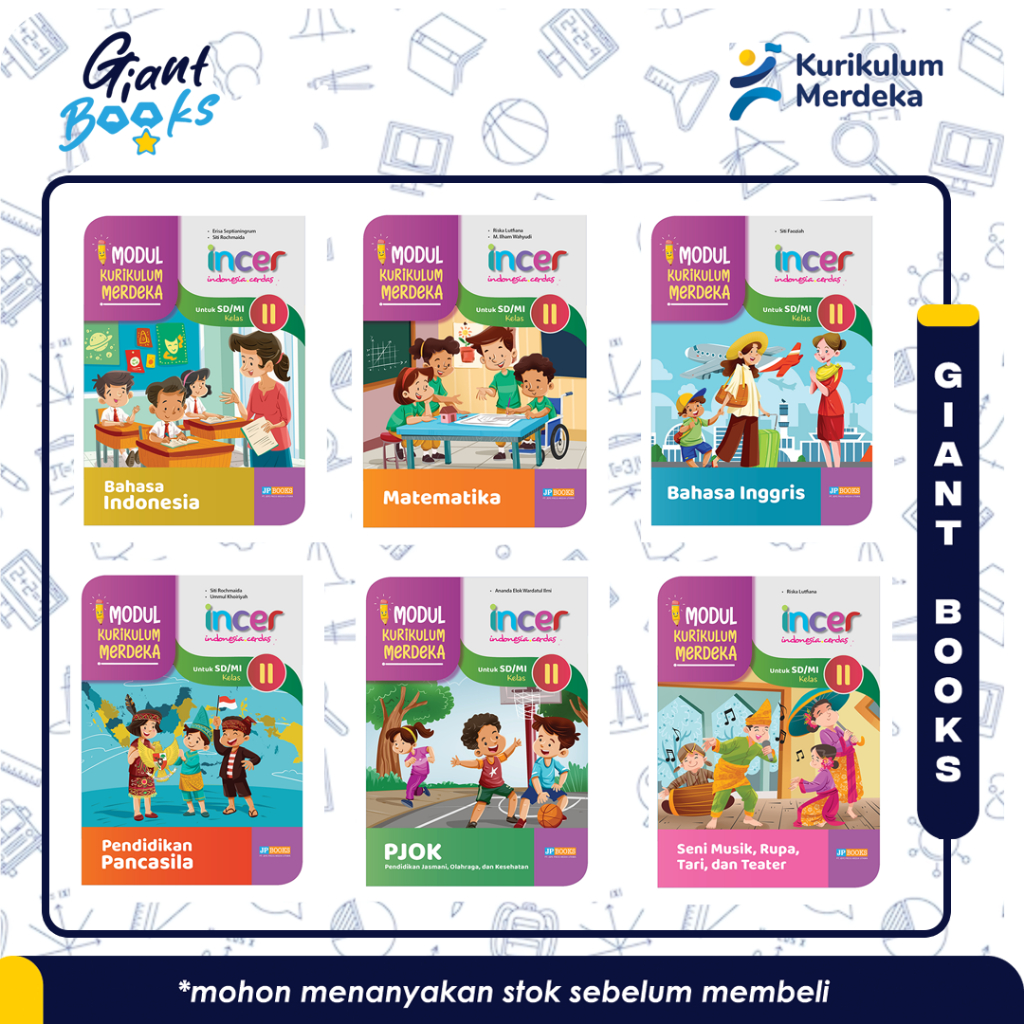 Jual Buku Modul Latihan Soal Incer Penerbit JP Books [PLUS KUNCI JAWABAN] SD Kelas 2 - Kurikulum ...