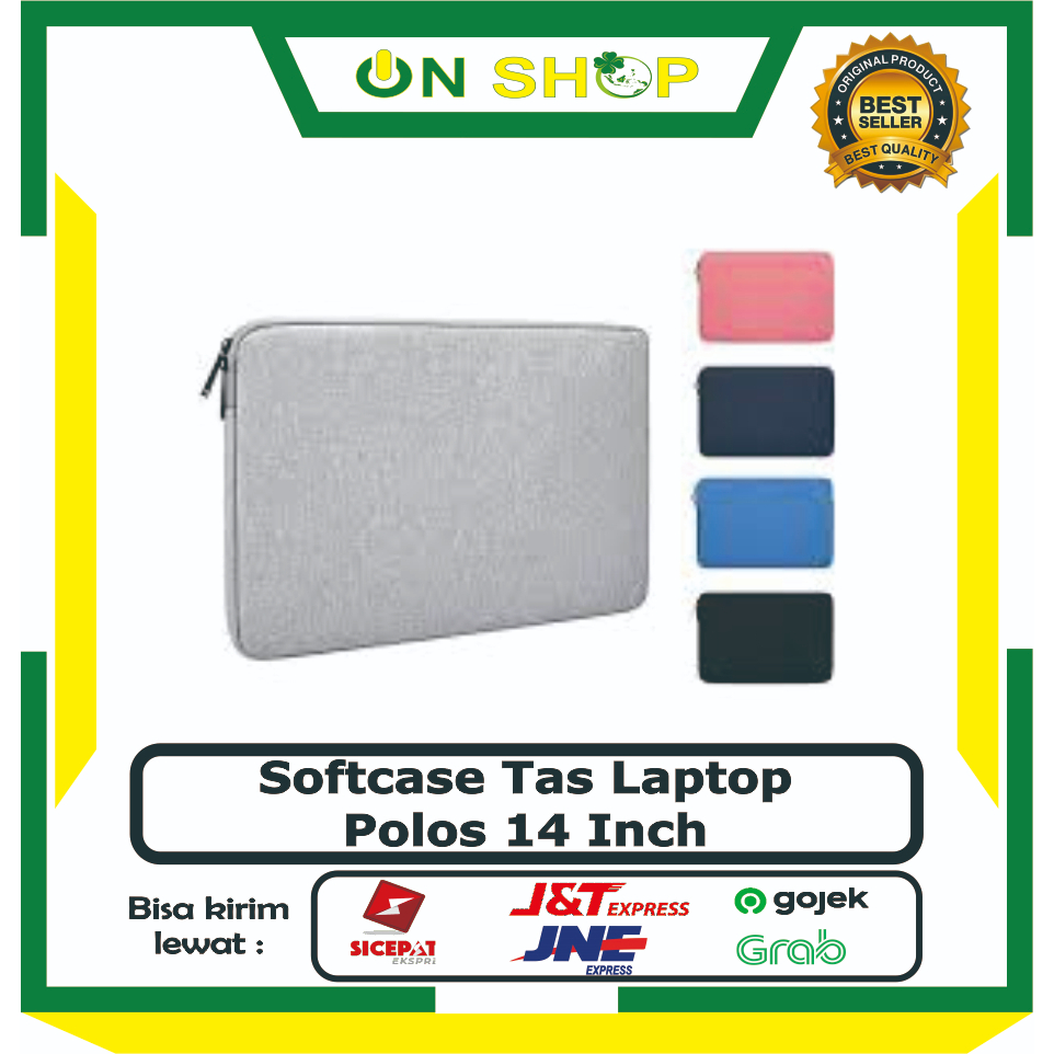 Jual Softcase Tas Laptop Polos 14 Inch | Shopee Indonesia