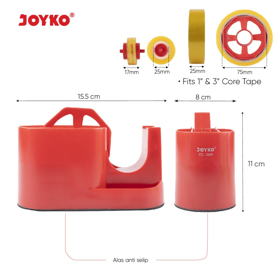 Jual Tape Cutter / Tape Dispenser Joyko TD-09N | Shopee Indonesia