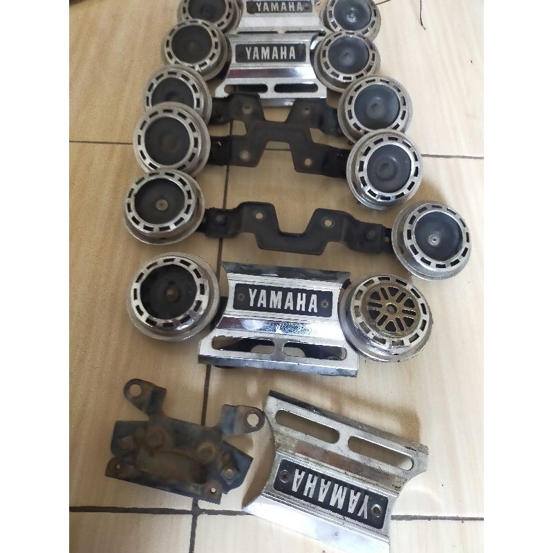 Jual klakson RX king new/master/cobra original copotan set breket ...