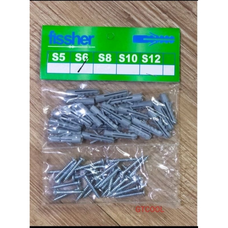 Jual plastik sekrup tanam pengencang sekrup+sekrup set S6 S8 S10 | Shopee Indonesia