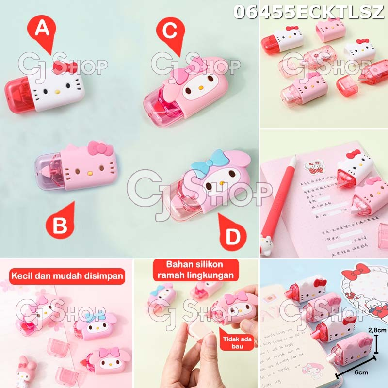 Jual Hello Kitty My Melody Mini Correction Tape [ORI] 06455 | Shopee ...