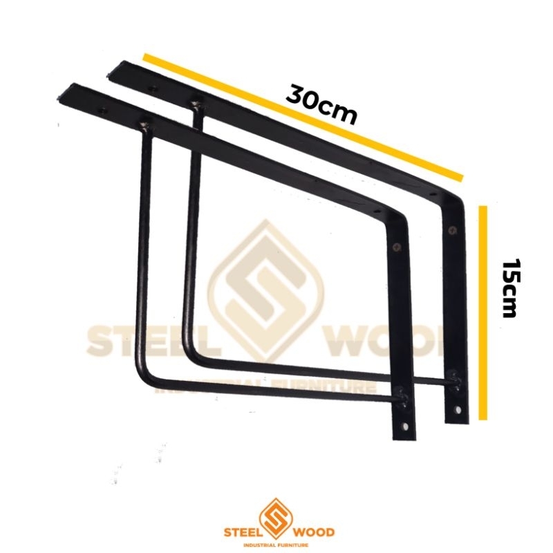 Jual Besi Siku 15cm×30cm Penyangga Rak Dinding | Shopee Indonesia