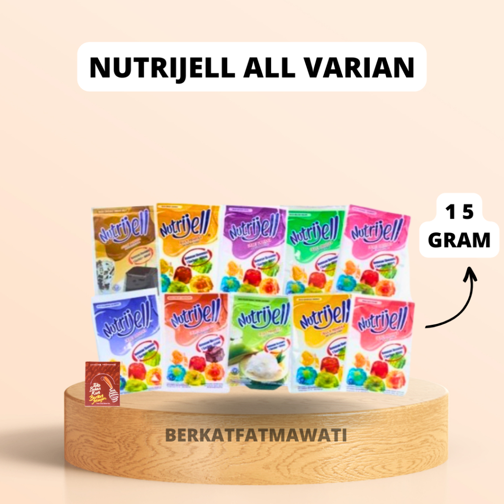 Jual NUTRIJELL 15 GR / BUBUK AGAR JELLY PUDDING INSTAN NUTRIJEL / BOX ...