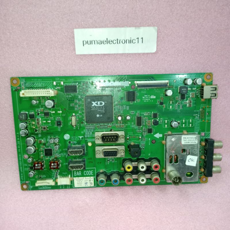 Jual LG 32LD340 MESIN TV LCD MAINBOARD MOTHERBOARD MB MOBO MODUL TV | Shopee Indonesia